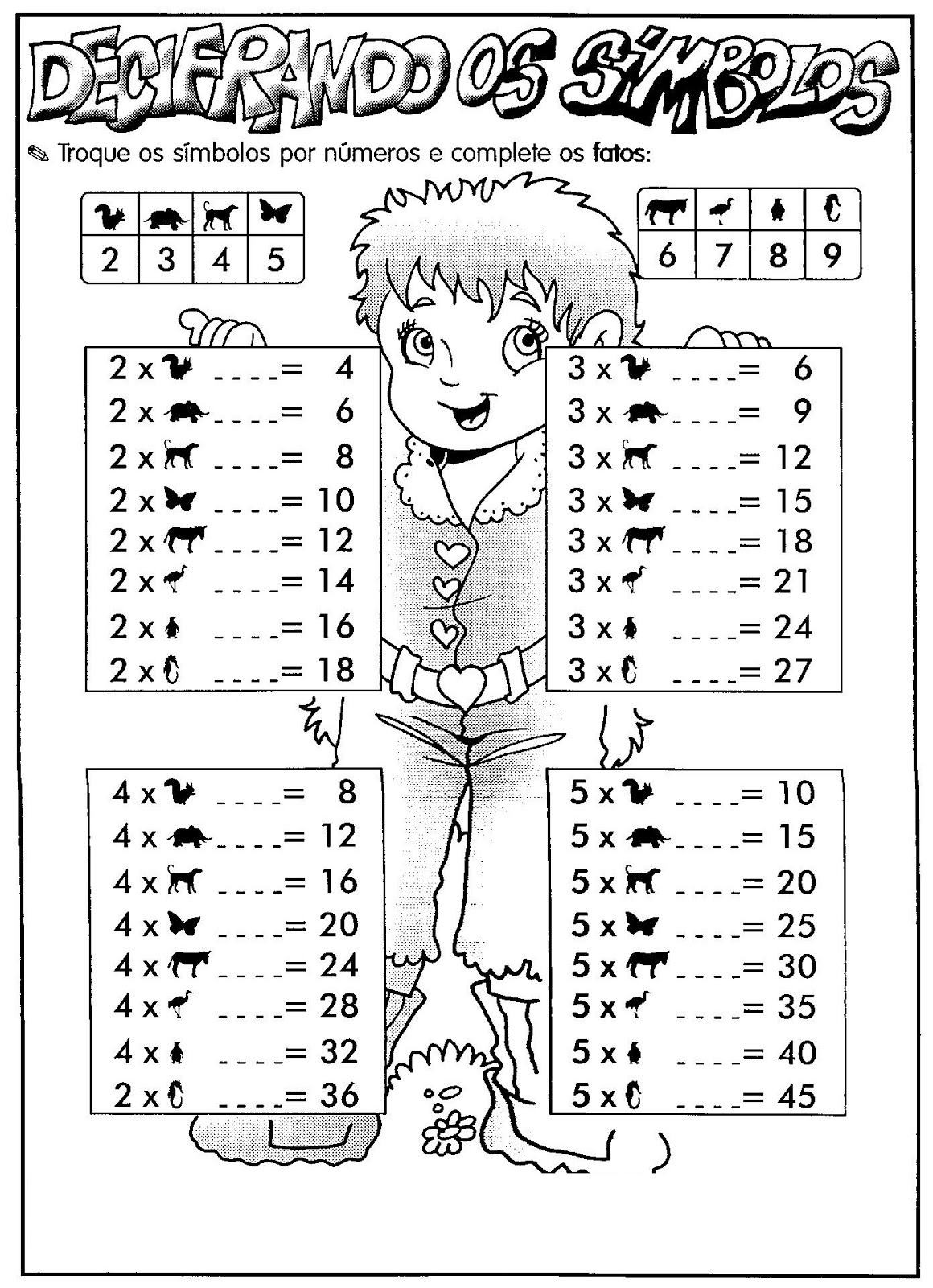 MUITAS ATIVIDADES COM TABUADA