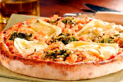 Cordeiro&VinhoByUcha: Pizza de salmão com o grande Merlot Dal Pizzol