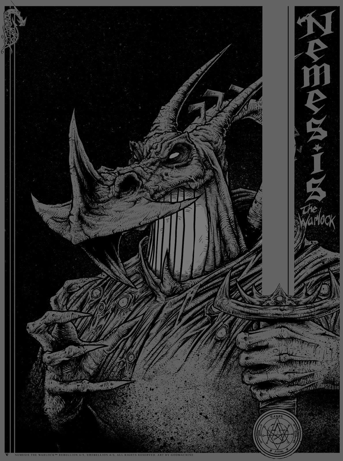 INSIDE THE ROCK POSTER FRAME BLOG: Godmachine The Dark Judges & Nemesis ...