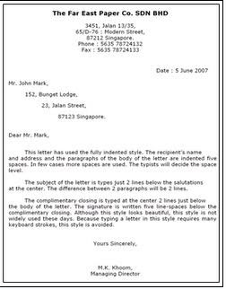 Style Of Business Letter | Did you know...??