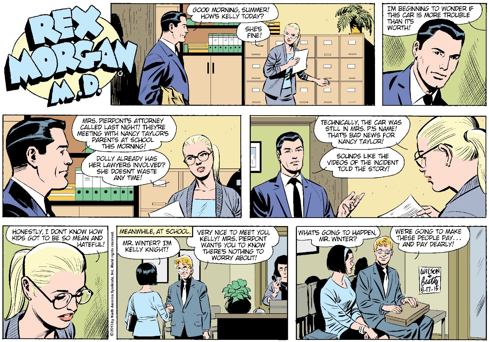 Scary Terry's World: REX MORGAN May 17 - June 21, 2015