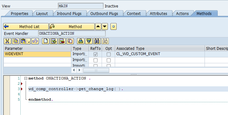 Identify changed data on screen in Web dynpro ABAP | SAP Online Guides