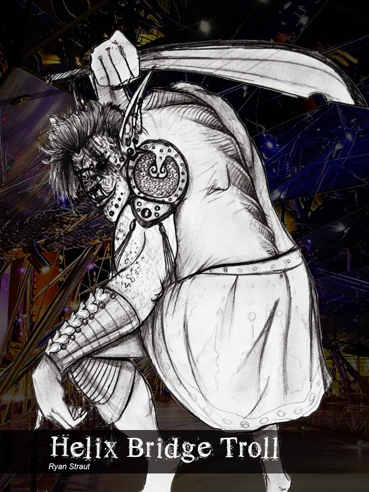 Sketches from a Wannabe Face Off-er: Troll Bridge, 8.6