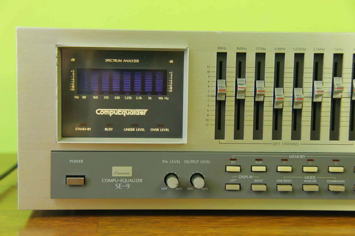 Sansui SE-9 - Graphic Equalizer | AudioBaza