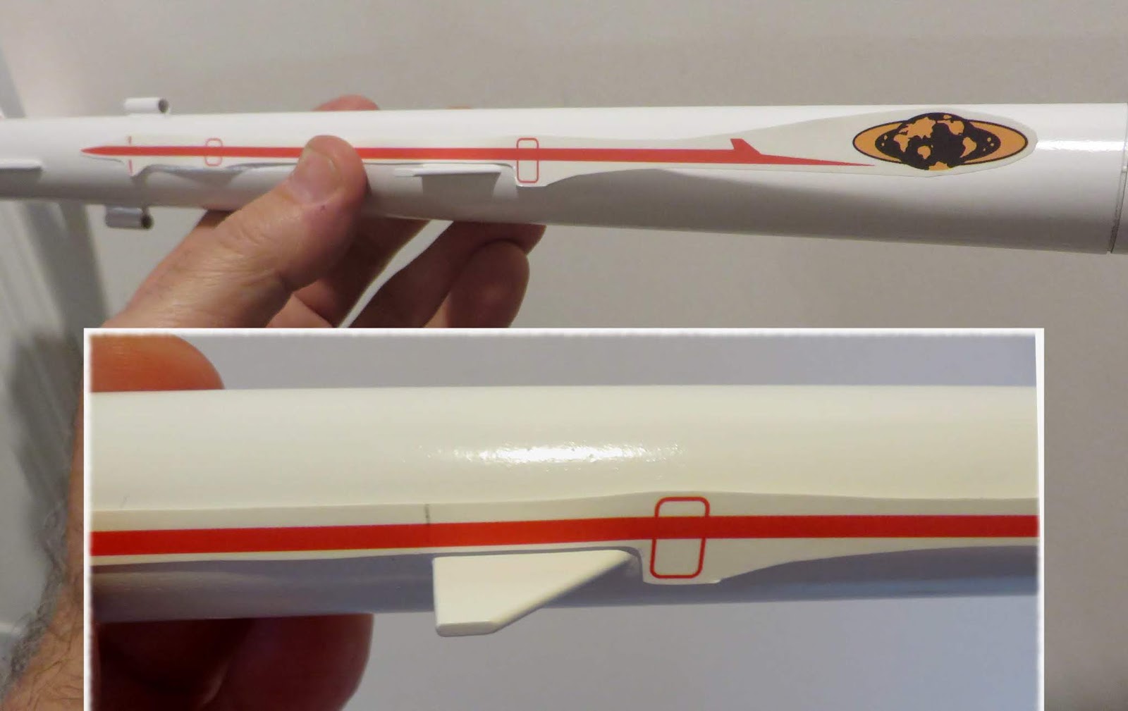 Model Rocket Building: Estes Orbital Transport, Kit #K-42, Part 22 ...