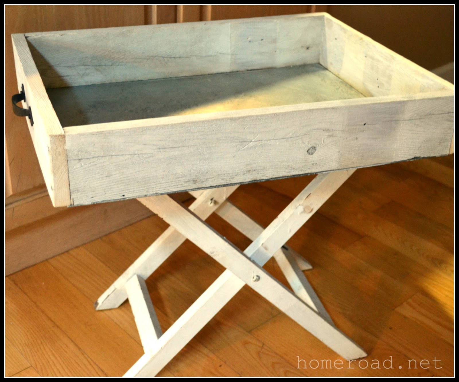 DIY Galvanized Steel Tray