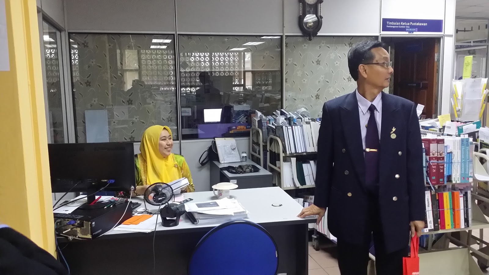 Lawatan rasmi dari Fakulti Pengurusan Maklumat, Kampus Puncak Perdana ...