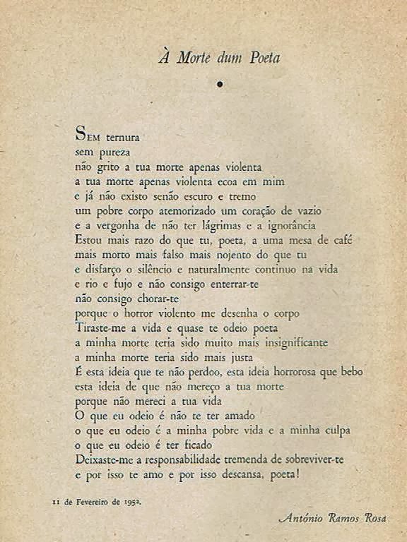 Memória: António Ramos Rosa (1924-2013)