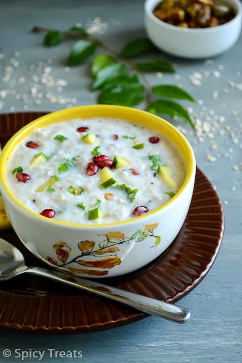 Spicy Treats: Oats Curd Bath / Oats Curd Rice / Oats Savory Oatmeal