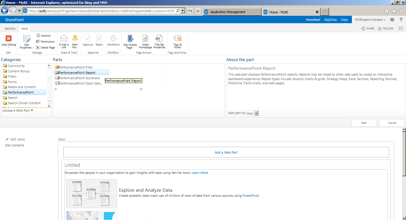 Sharepoint 2013 business intelligence training - kopprod