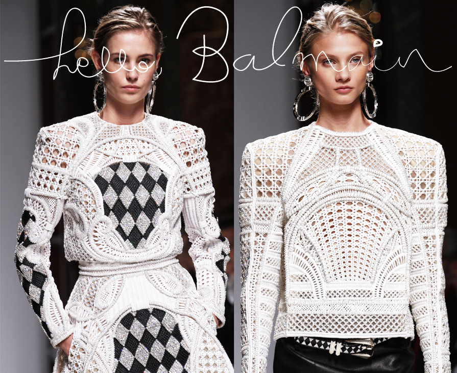 I KNOW WHAT YOU WORE LAST SEASON: BALMAIN