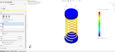 EGS India | Official Blog: WORKING WITH SPRINGS IN SOLIDWORKS SIMULATION
