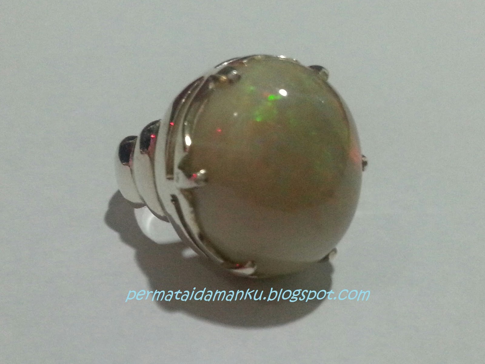 PERMATA IDAMANKU: CINCIN OPAL PUTIH (CP01)