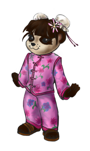 Willow's Chibi Dimension: My Rendition of the Female Pandaren Child