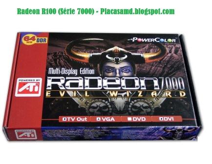 Placas AMD: Radeon R100 (Série 7000) - Tabela Comparativa de Modelos