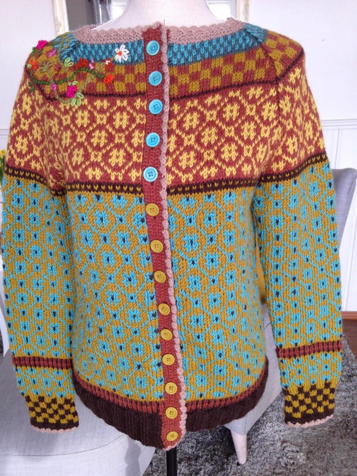 Strikkeriet mitt- En blogg om strikking:): Wiola kofta