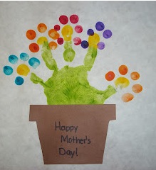 Handprint Flowers | Munchkins and Mayhem