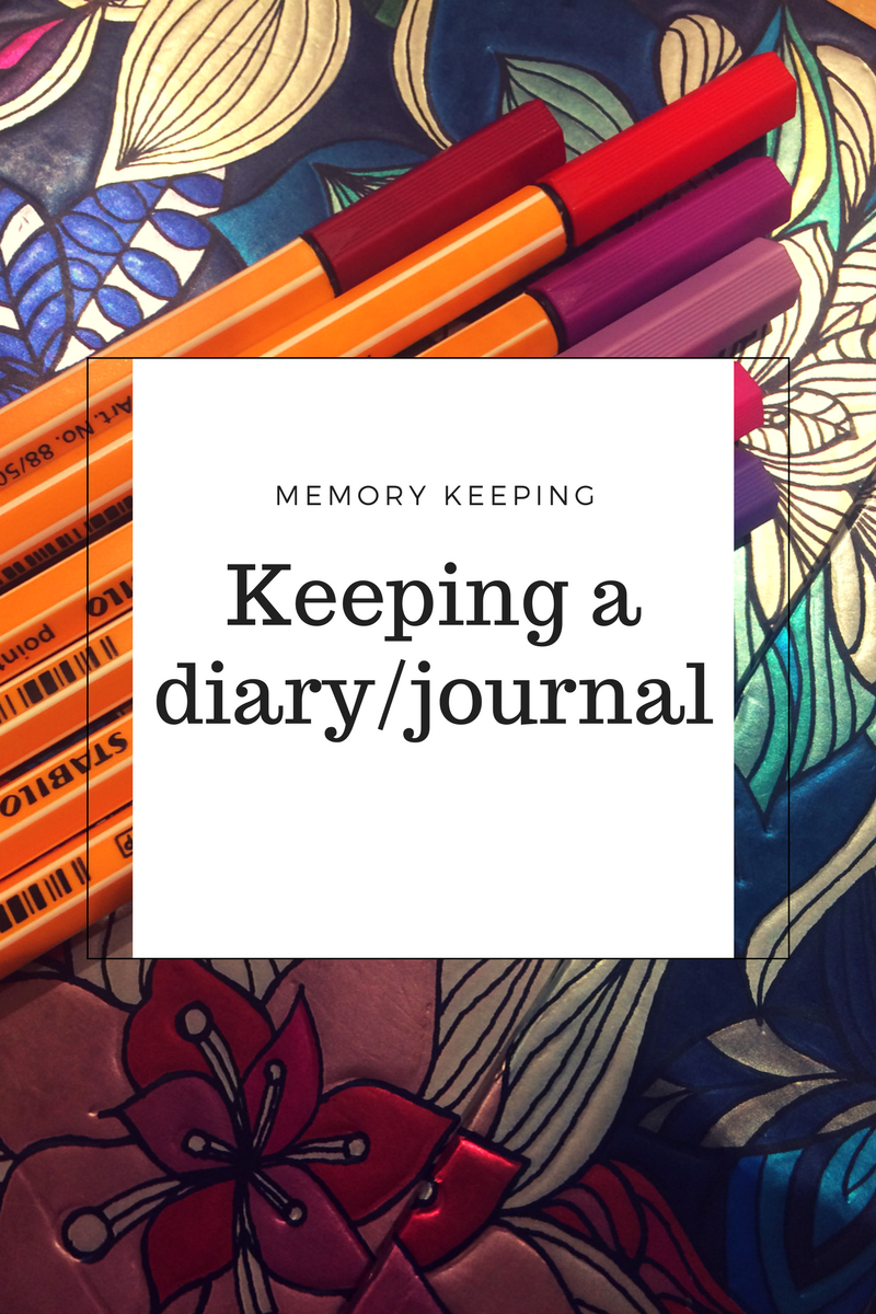 My experience keeping a diary - Esterella