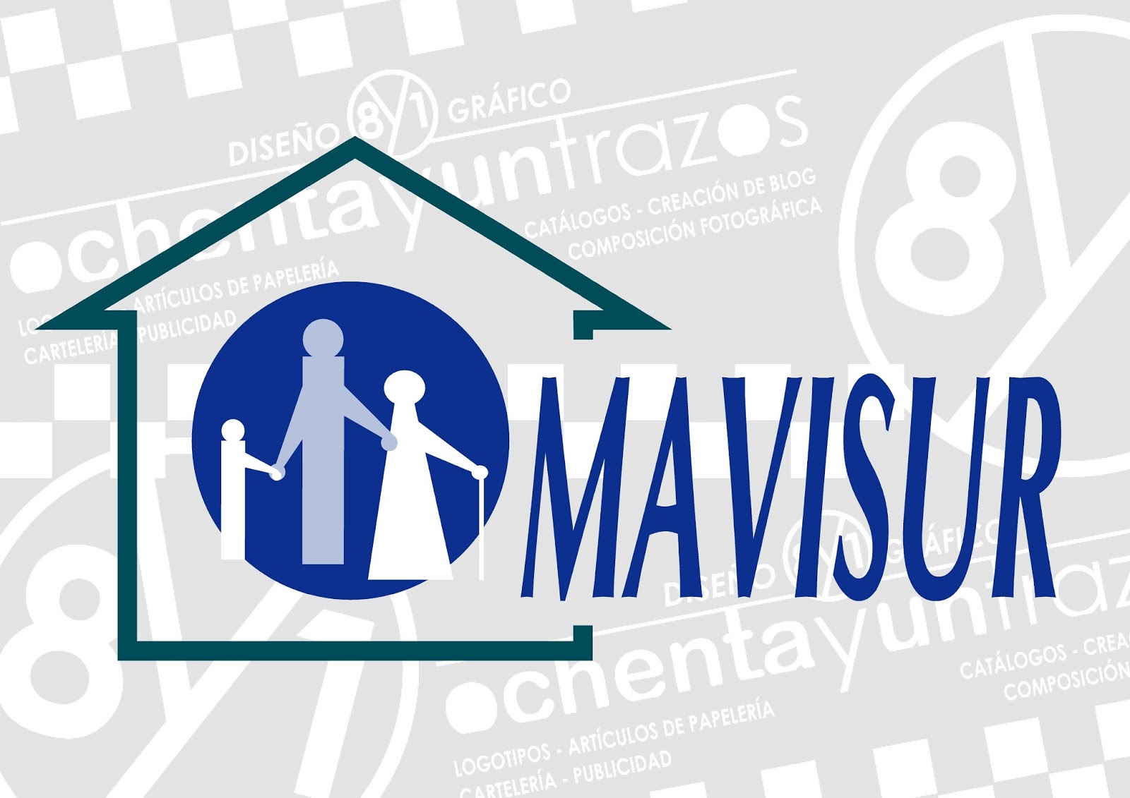 81 TRAZOS: Logotipo empresa multiservicios