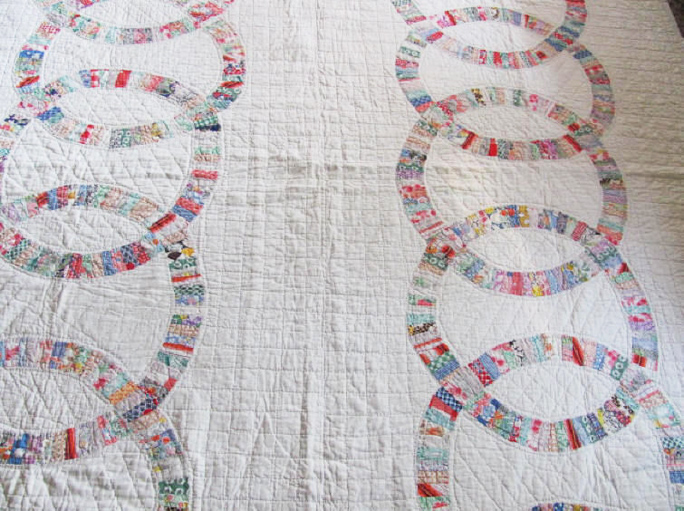 Cloud of Quilt Patterns: A Wedding Ring Chain