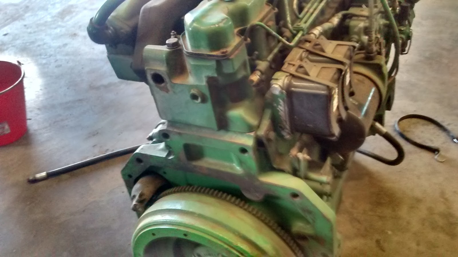 MAQUINARIA AGRICOLA INDUSTRIAL: Motor John Deere 466 Para Trilladora ...