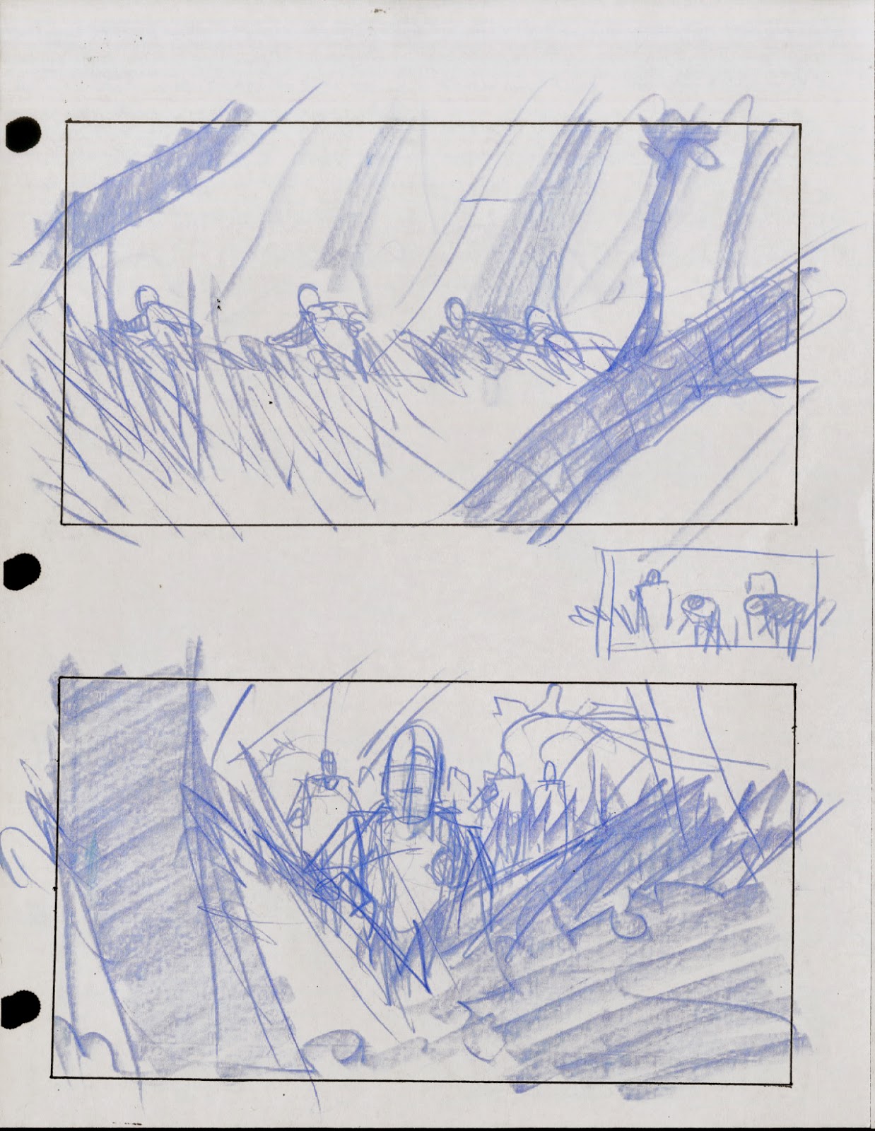 Ricardo Delgado's blog: Some Jurassic Park 3 storyboard panels