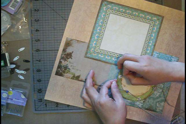 Using Metal Embellishments to Create a Journaling Block on Your ...