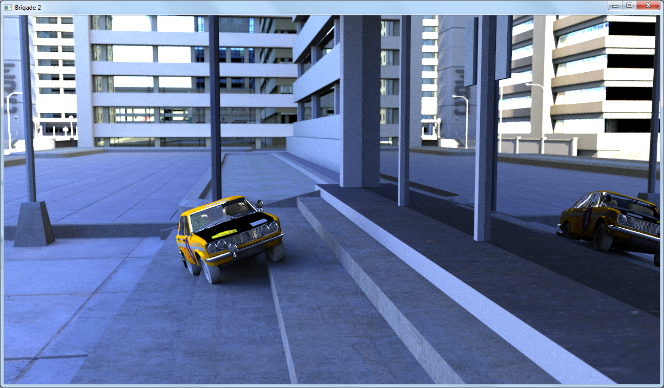 Ray Tracey's blog: Real-time path tracing: racing game