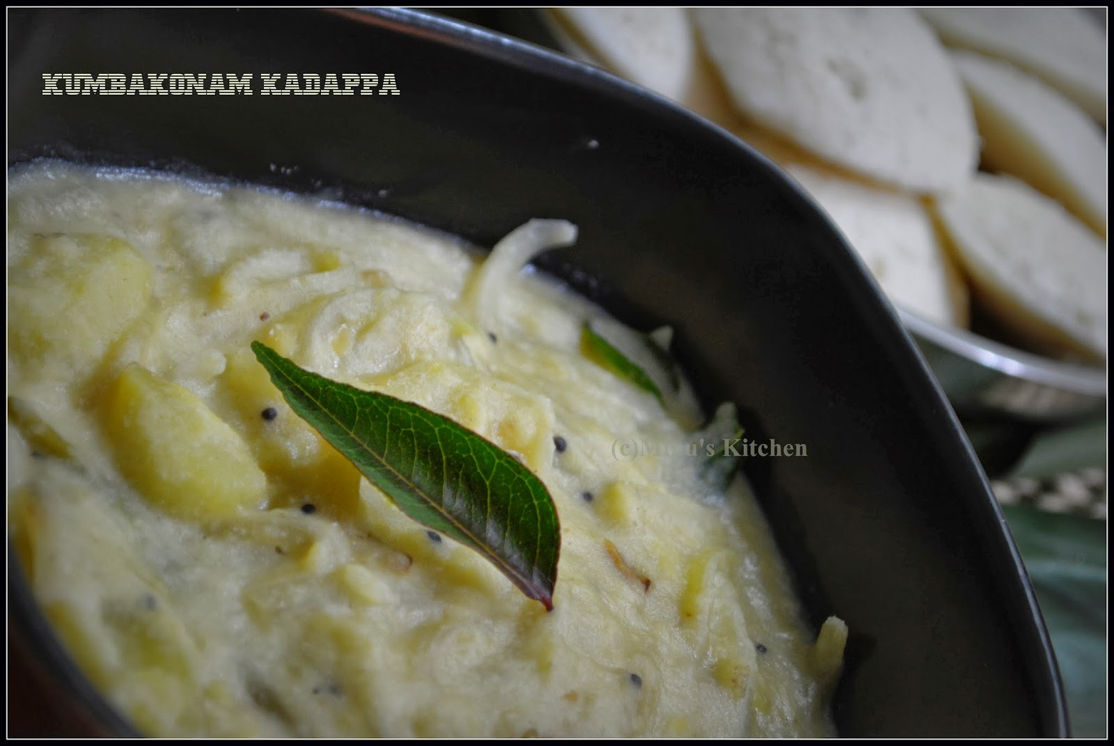 Kumbakonam Kadappa ~ Minu's Kitchen