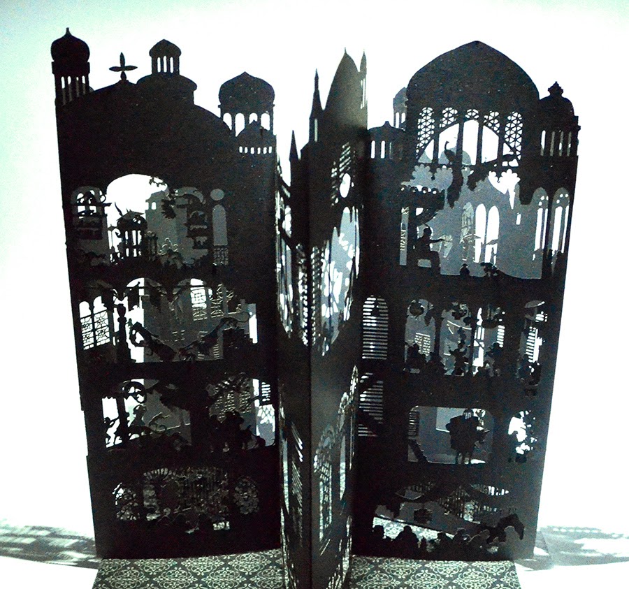 Joanna Robson Illustration: Nylmah - new laser cut book