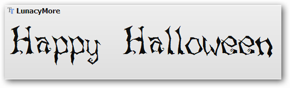 Letras de Halloween terrorificas - Imagui