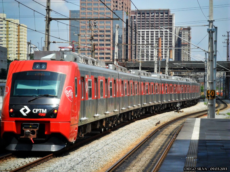 CPTM recebe último trem da série 8000 ~ Diário da CPTM