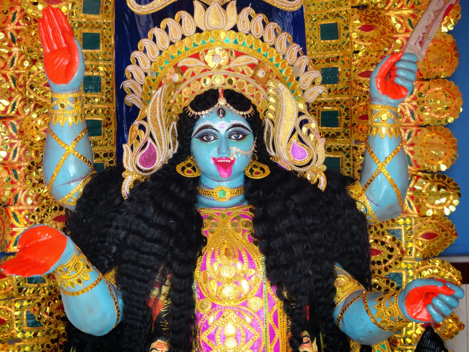 GHATAK BAGAN KALI MANDIR, KRISHNAPATTY, BHADRESWAR: HISTORY OF KALI PUJA