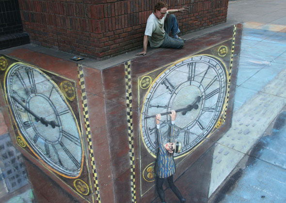 Il Big Ben di Julian Beever