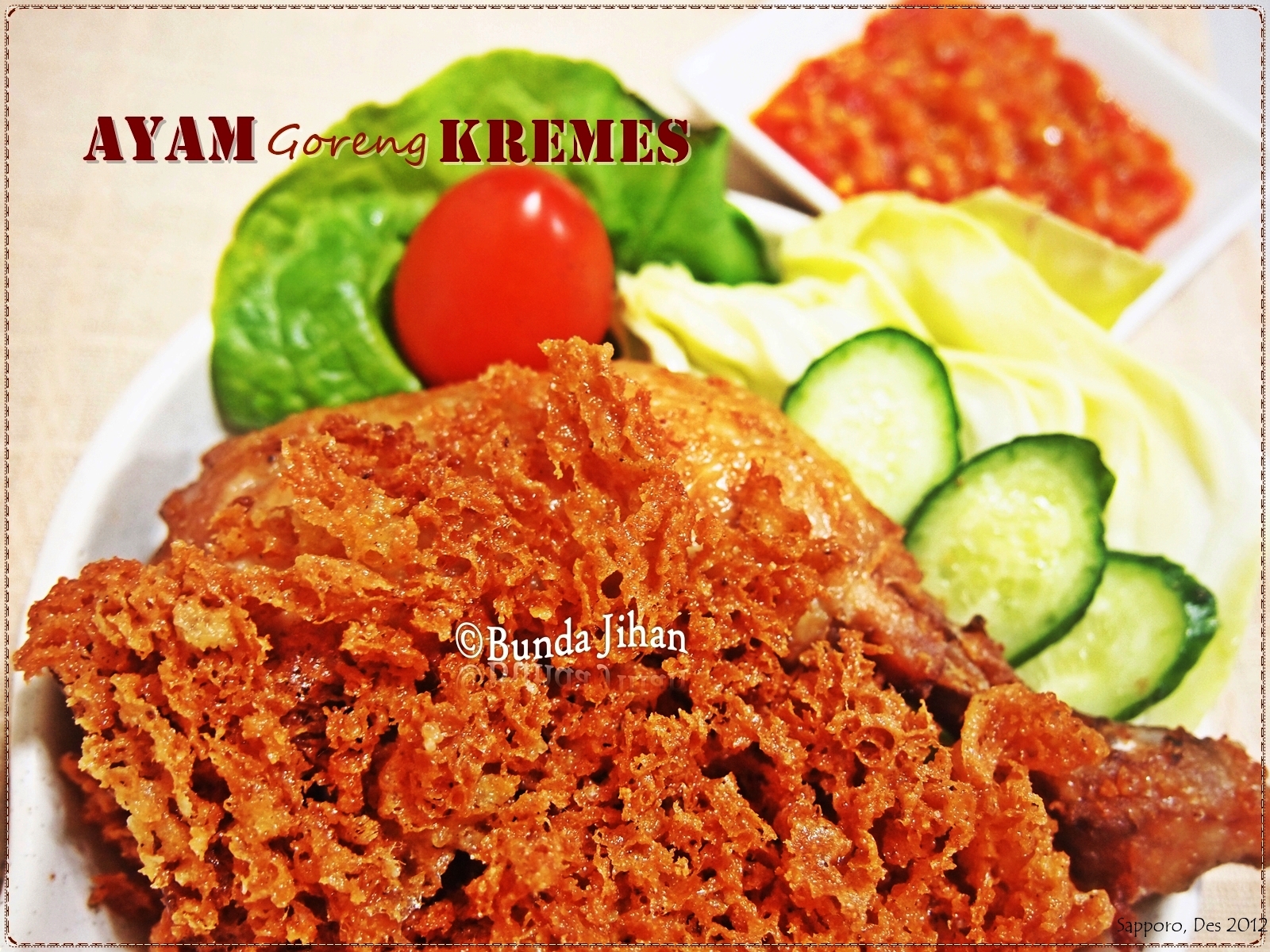 Love Cooking, Cooking With Love: Ayam Goreng Kremes