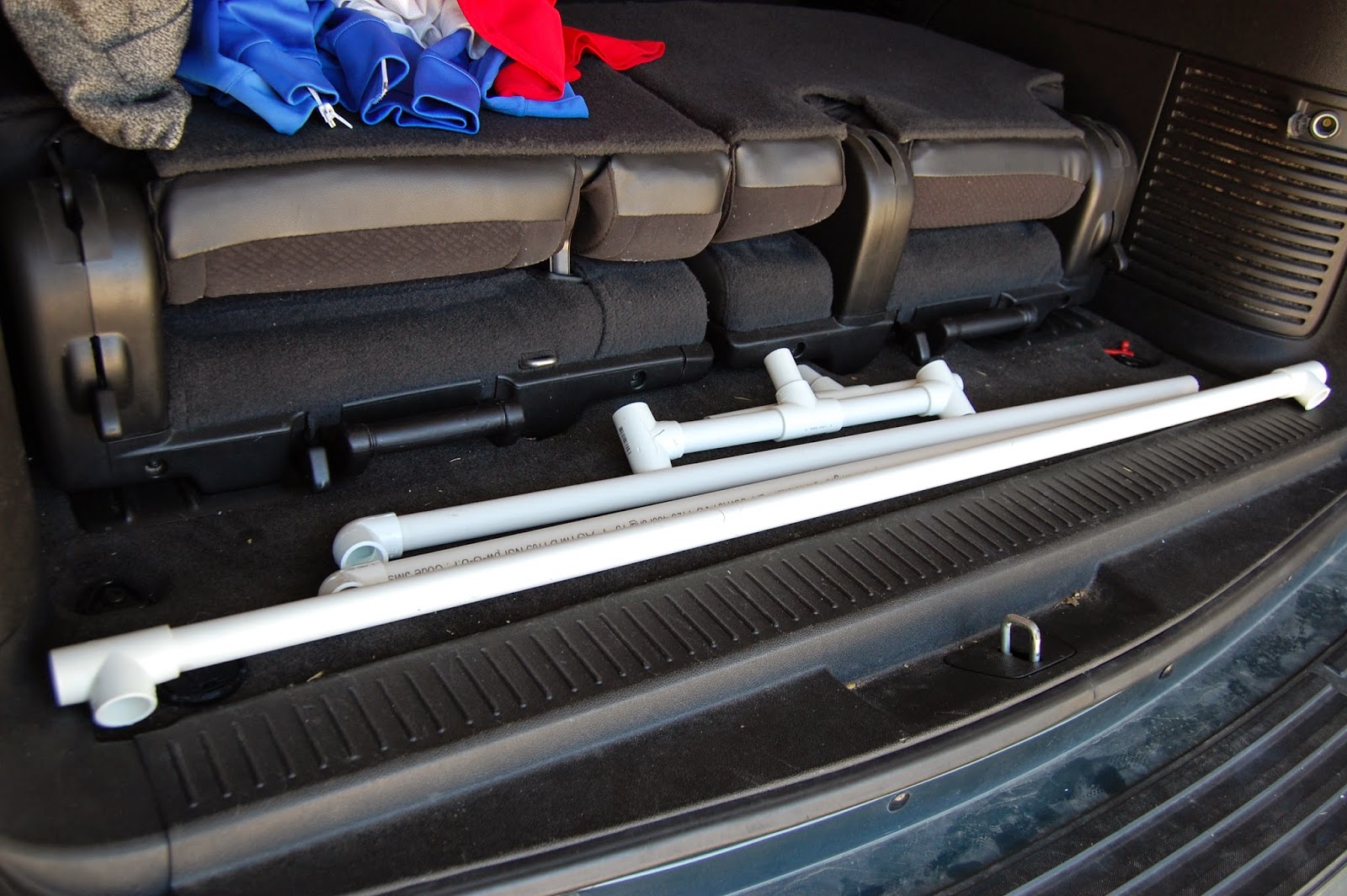 Blessed With Boys: Easy DIY PVC Clothes Rack