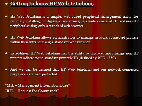 Python/Networking/Security/Virtualization Fundamentals: Web JetAdmin