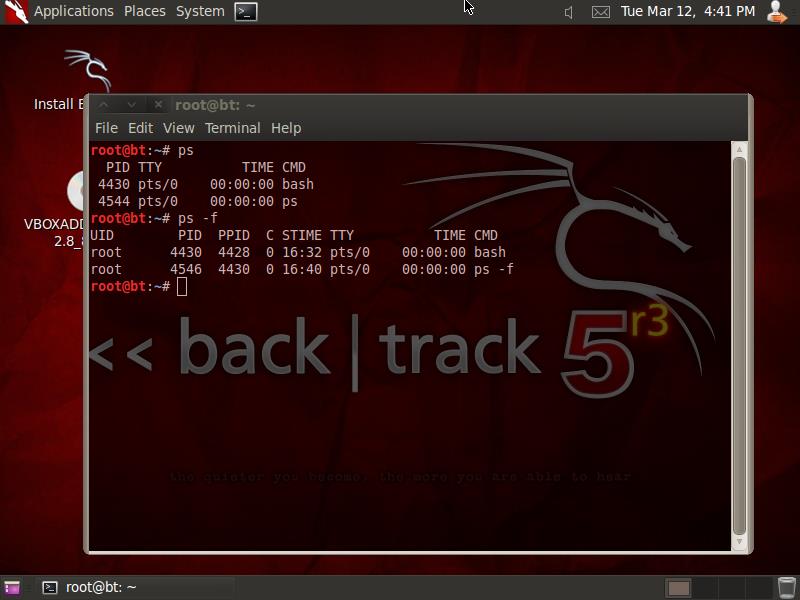 Comandos Básicos Backtrack