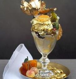 Spend Like A King: Golden Opulence Ice-Cream Sundae
