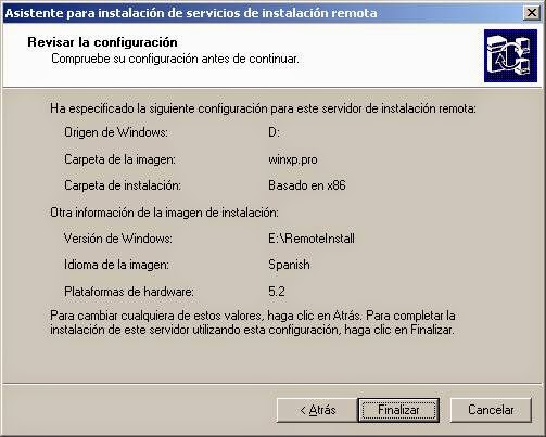 Servidores de Windows: Servidor RIS