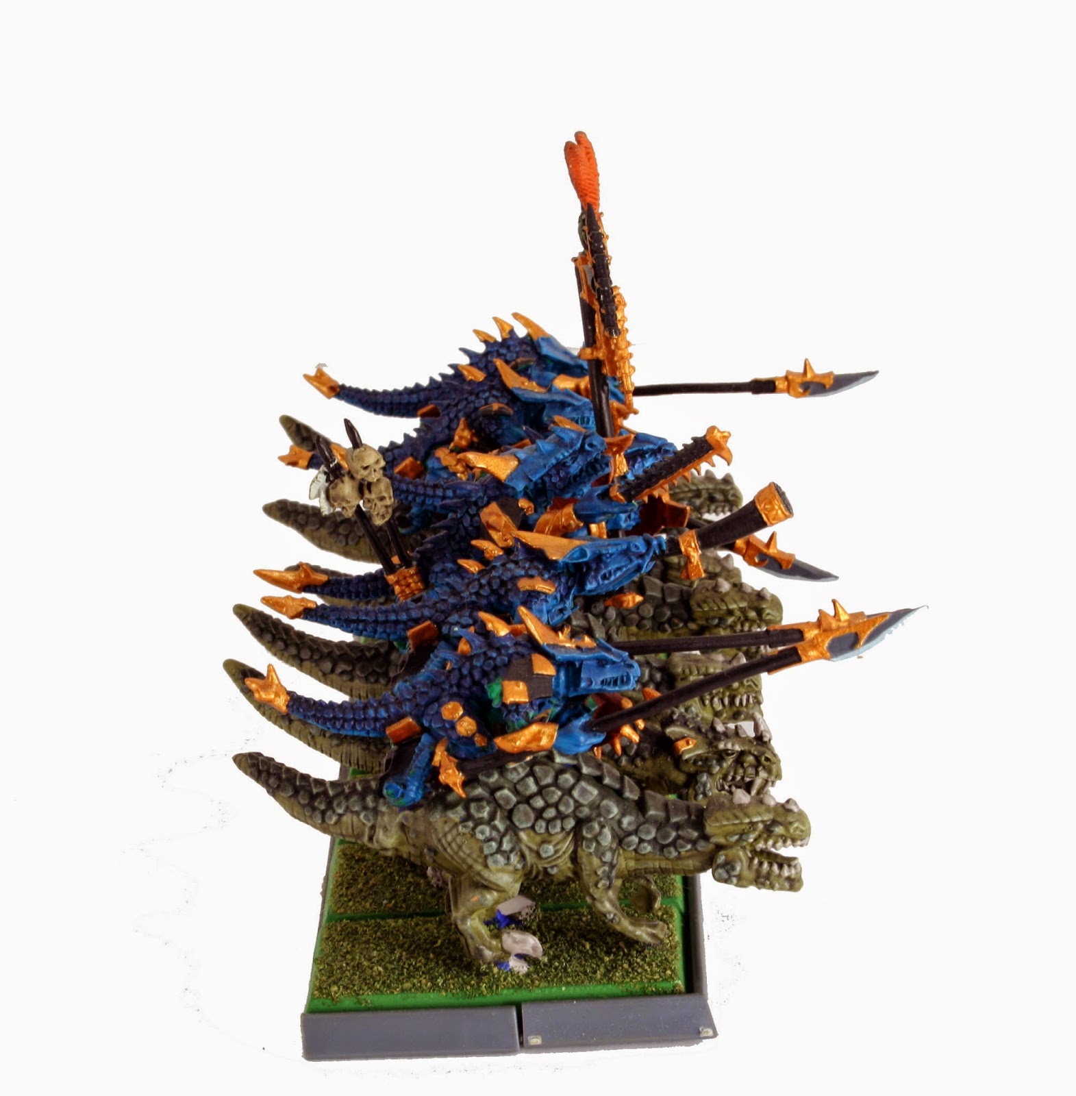 Florida Miniature Painting: Lizardmen Saurus Cavalry