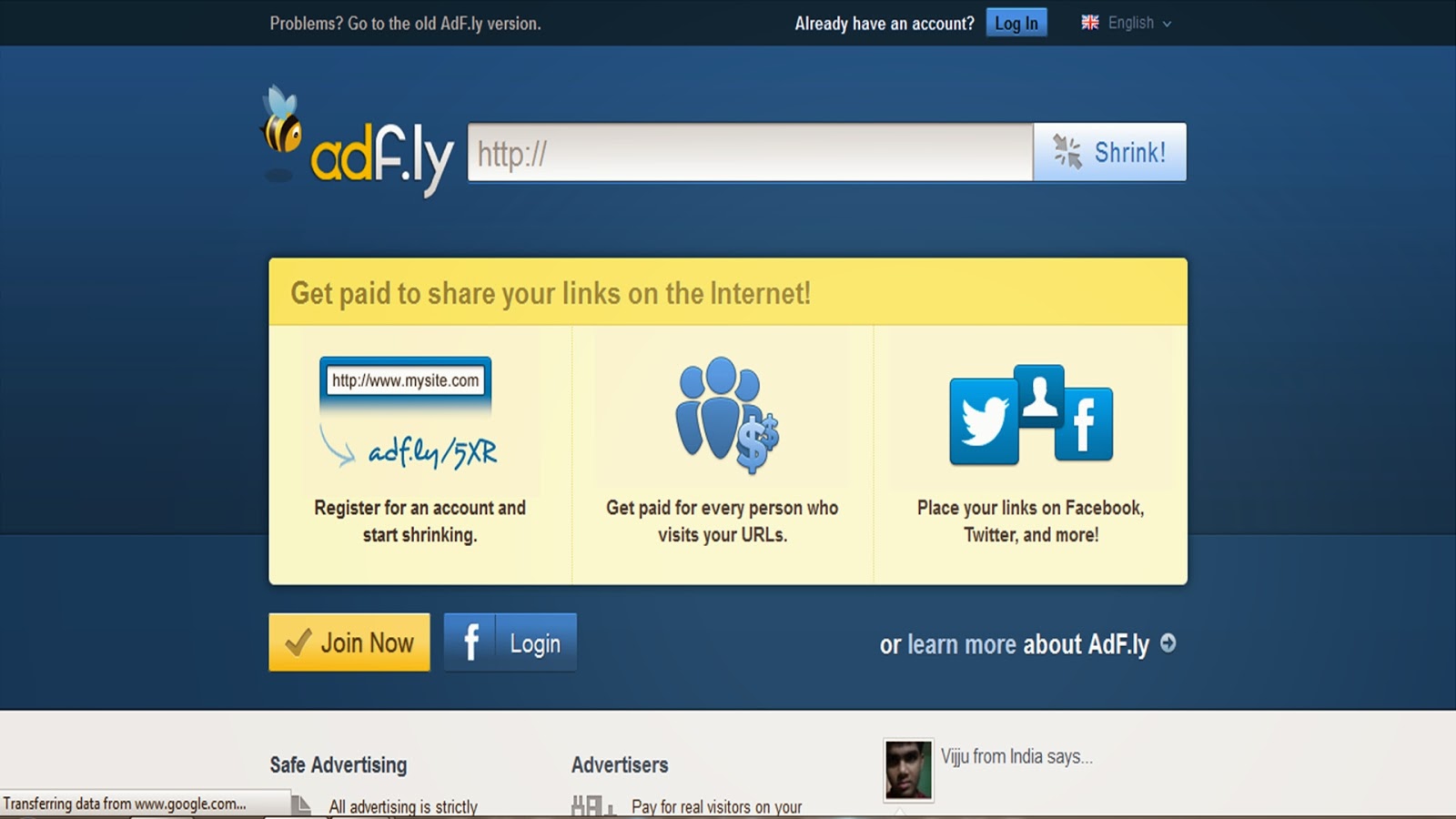 adf.ly : Top URL Shortener Website That Pays You $ | Tricks2EarnOl ...