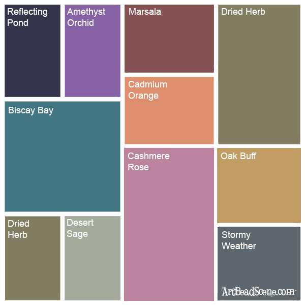 Art Bead Scene Blog: Pantone Fall Color Inspirations