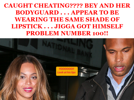 See who Beyonce is cheating on Jay Z with...lol