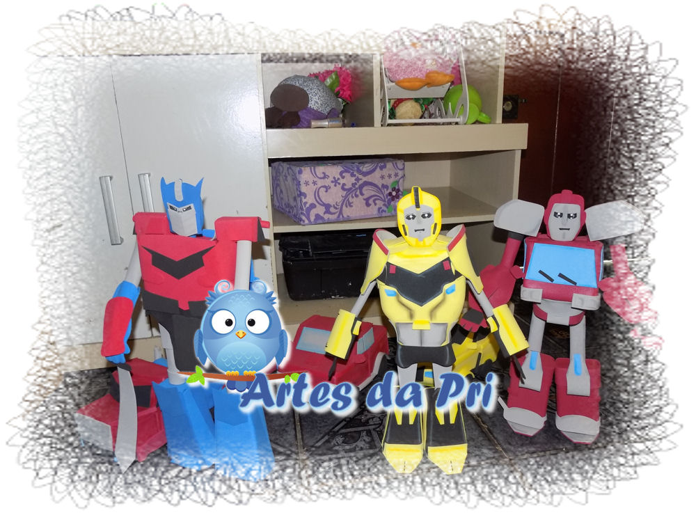 Artes da Pri: Transformers em eva