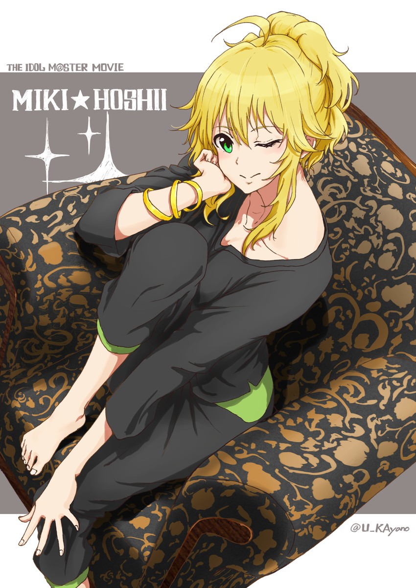 Anime Feet: The Idolmaster (Series, Movie, and Art): Miki Hoshii