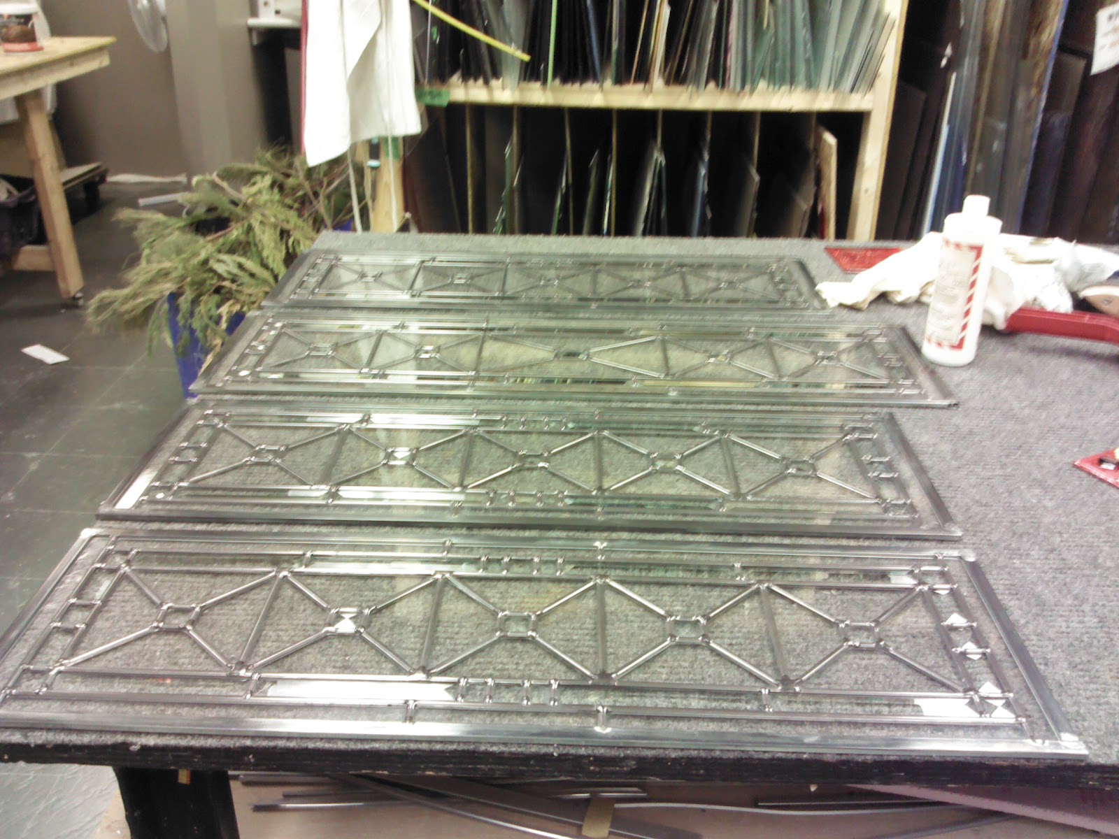Glassworks Studio: Leaded Glass Transoms off to Ottawa...