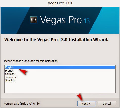 Sony Vegas Pro : การติดตั้ง
