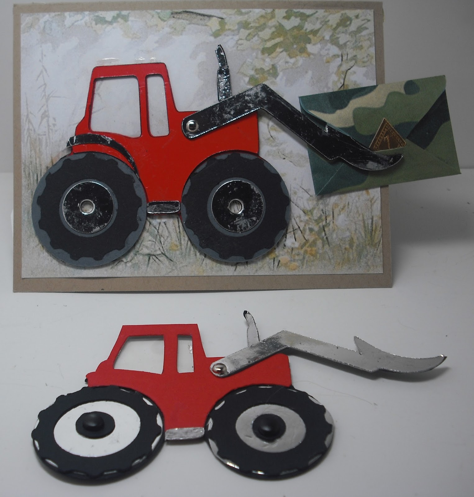 Carole'sCreativeCritters: Pop-up digger card- Free cut file and Card Candy
