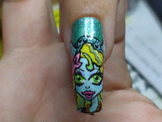 monster high: Nails art